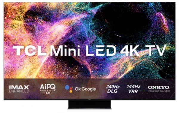 TV C845 da TCL com Mini LED foca em experiência Gamer - TCL SEMP